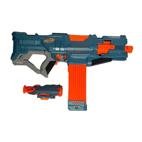 Nerf | Toys | Nerf Elite 2 Turbine Motorized Dart Blaster Toy Gun With ...